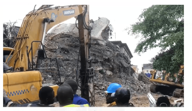 2 Dead 6 Trapped in Lekki Collapsed Building