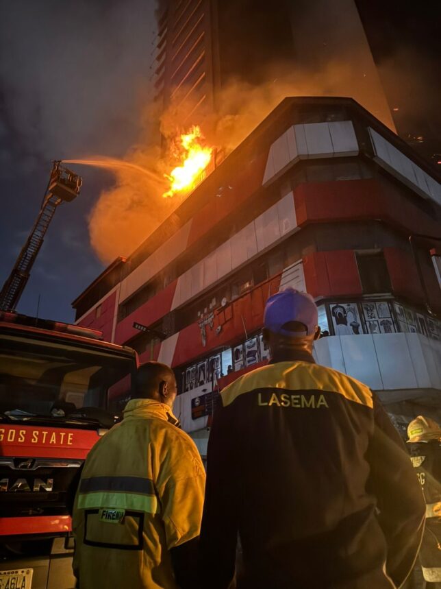 Three Confirmed Dead In Lagos GNI Building Inferno - Trending News