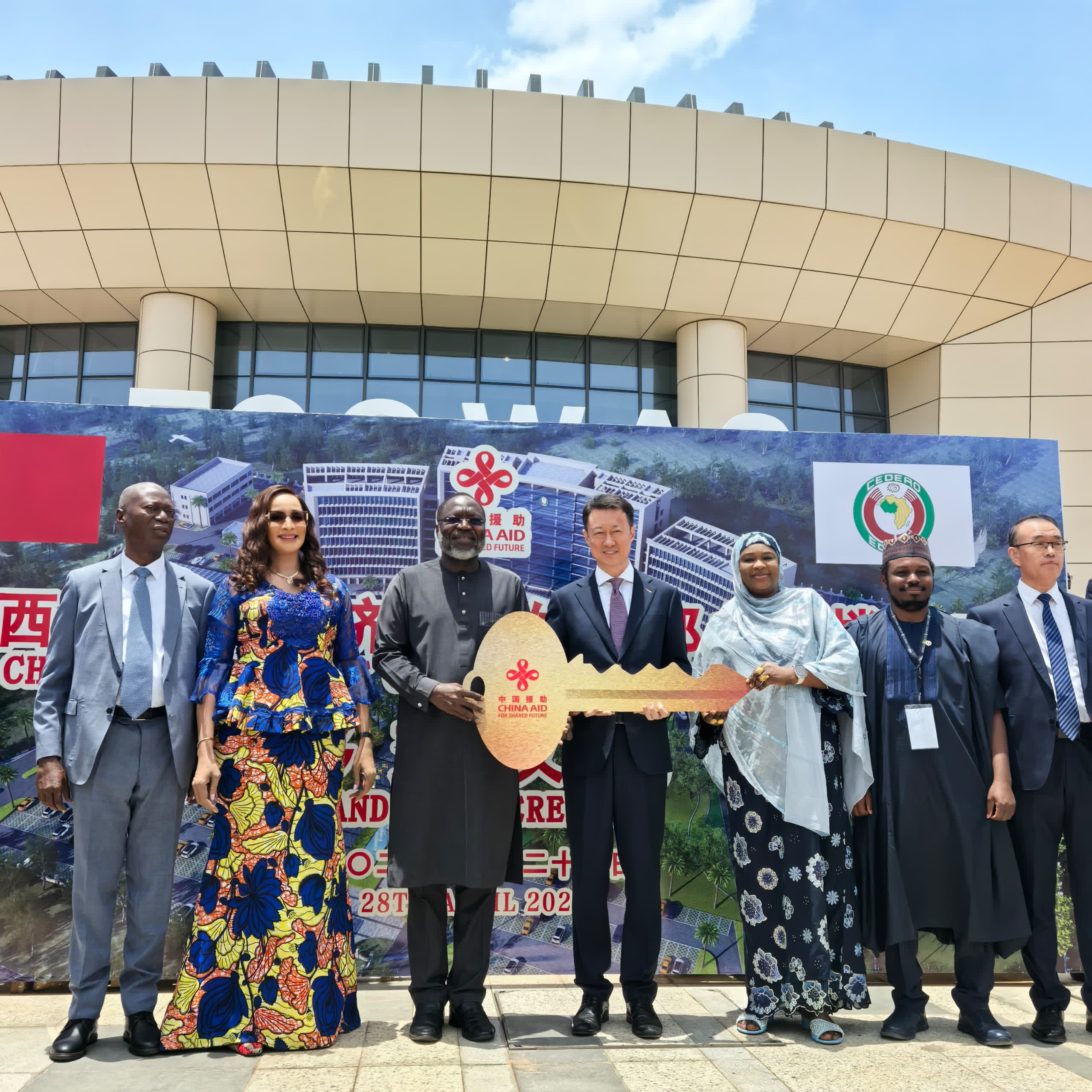 China hands Over fully Constructed ECOWAS Headquarters In Abuja ...
