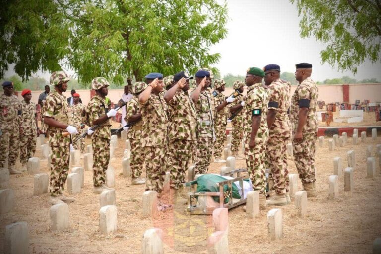 PHOTOS: Army Buries Brig Gen Braimah, Others Killed In Benisheikh ...