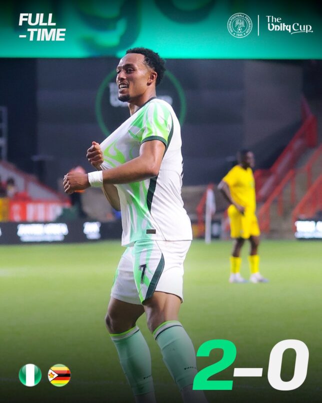 Eagles Beat Zimbabwe 2-0, Advance To Unity Cup Final - Trending News