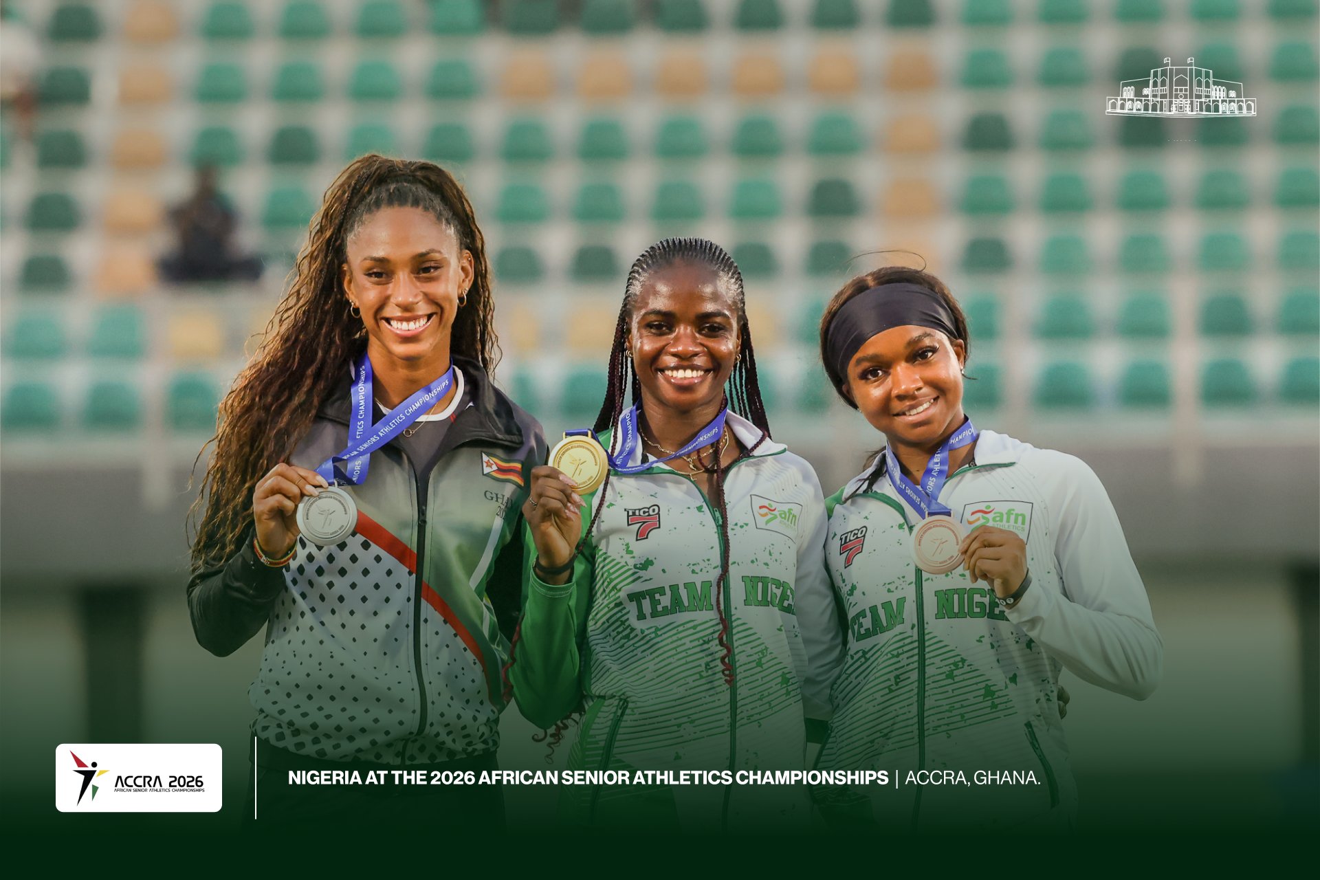 Nigeria Wins Eight Medals at African Athletics Championships in Ghana