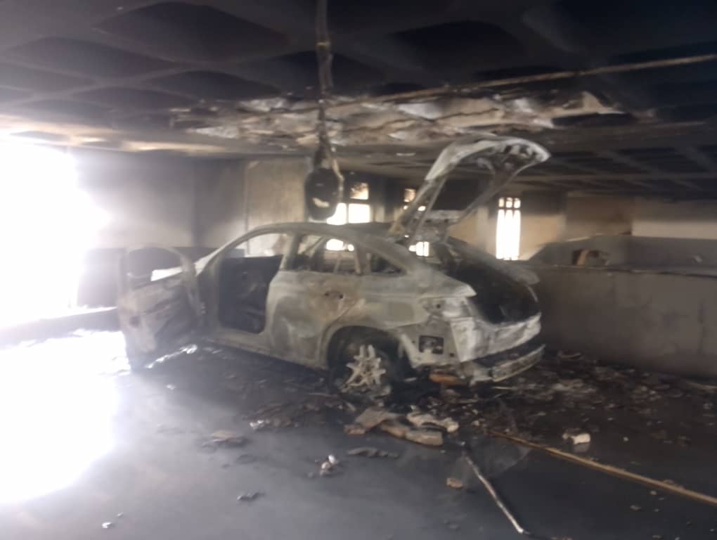 Fire Outbreak Contained at Polaris Bank Tower in Lagos Island